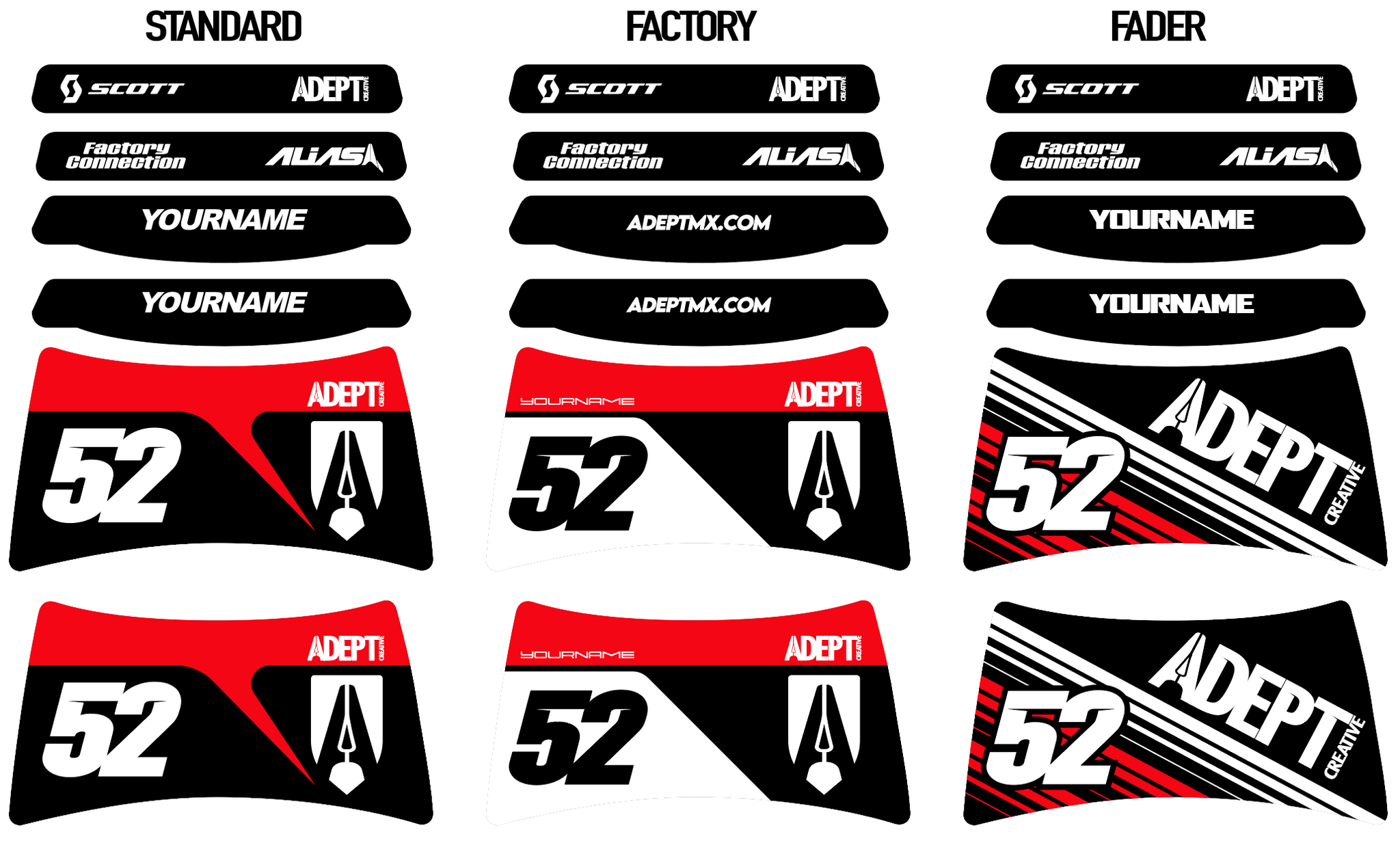 BIKE STAND GRAPHICS KIT – Adept Creative Co